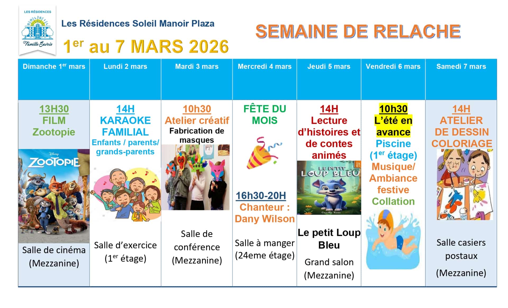 À vos agendas ! C’est la Semaine de relâche intergénérationnelle - Les ...